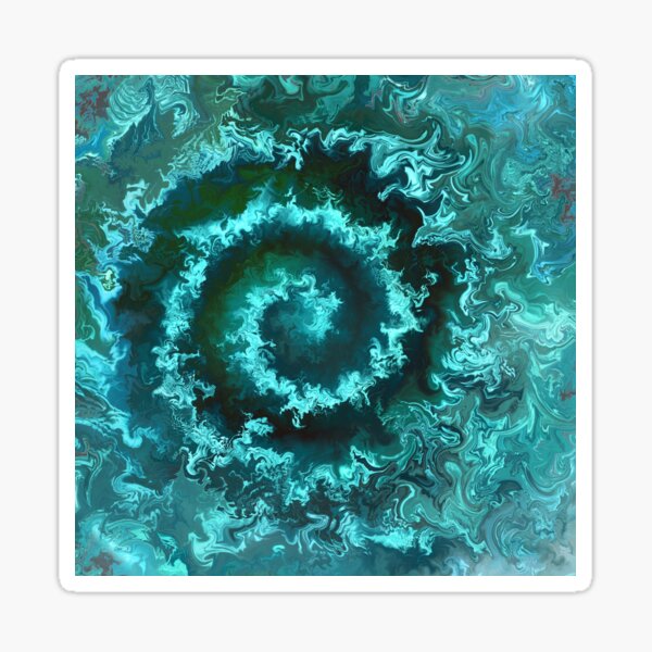 "Whirlpool" Sticker by FireflyMay | Redbubble