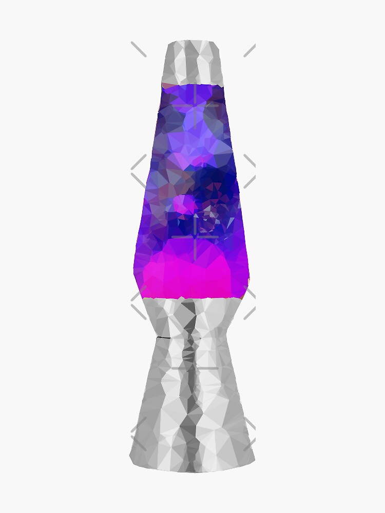 "low poly style lava lamp" Sticker for Sale by radiusepsilon | Redbubble