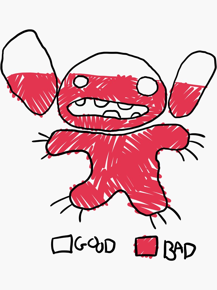 "High Badness Level" Sticker by SamOhanaArt | Redbubble