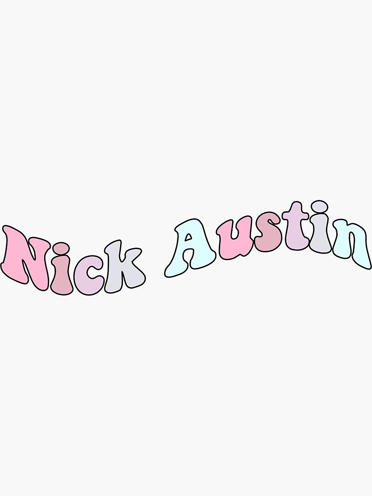 "Nick Austin" Sticker for Sale by kc0599 | Redbubble