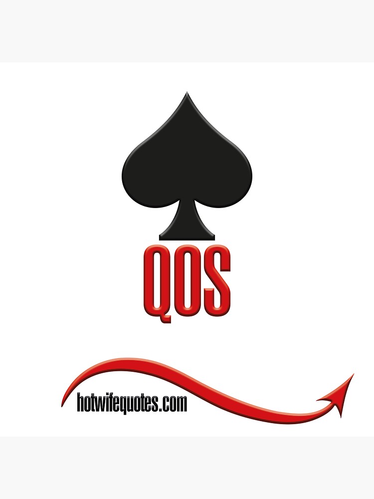 "QOS Queen of Spades" Sticker von hotwifequotes | Redbubble