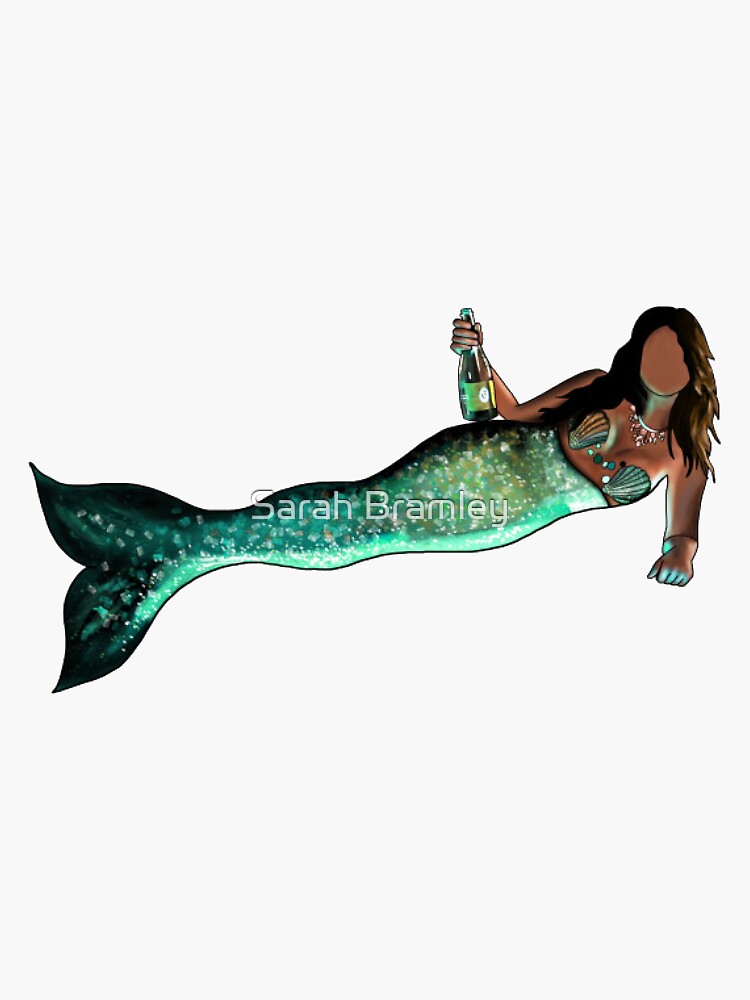 "Jane as a Mermaid " Sticker for Sale by sarahhbramley | Redbubble