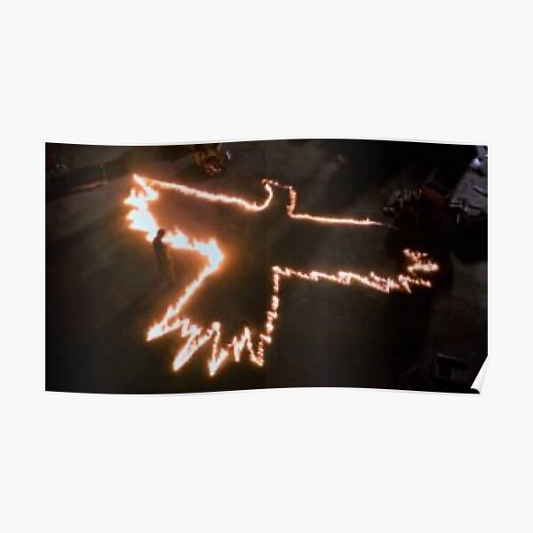 "THE CROW - Fire Bird" Poster by BurningDrivein | Redbubble