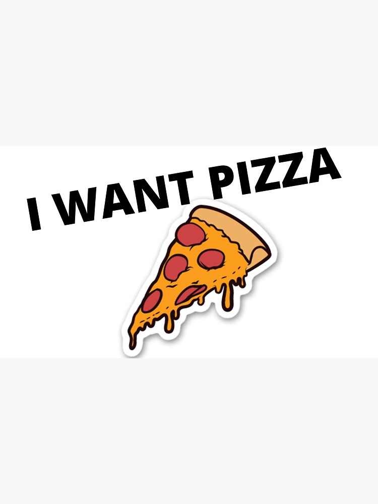 "Funny PIZZA" Sticker by birbboy | Redbubble