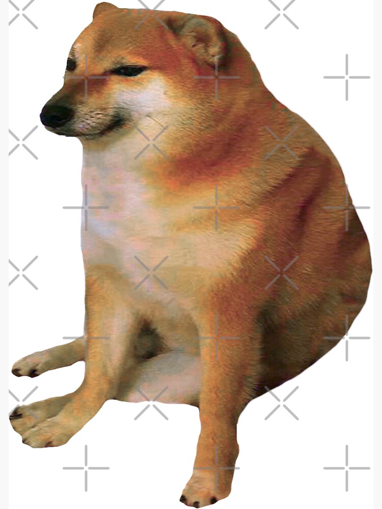 Imán «Cheems Doge» de DonatasSab | Redbubble