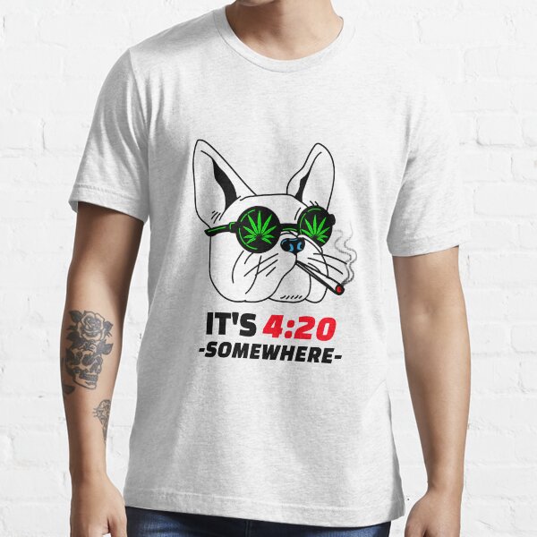 "cool 420 dog design " T-shirt by zaid-print | Redbubble