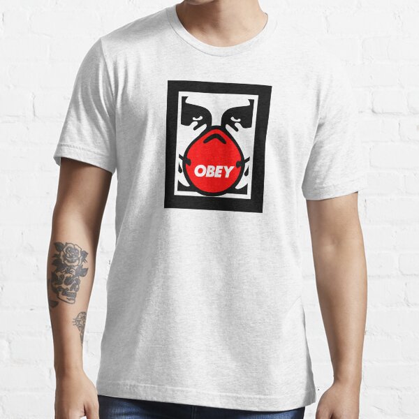 "OBEY Giant Shepard Fairey Face Mask Pop Art" T-shirt for Sale by ...