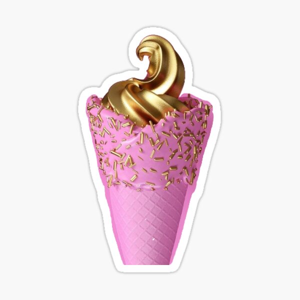 "aesthetic pink ice cream sticker pack" Sticker by flora12245 | Redbubble