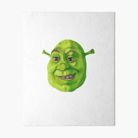 "Shrek Face" Art Board Print by ayyoubdz | Redbubble