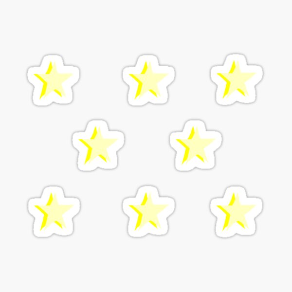 "yellow vsco star pack" Sticker for Sale by kstickerzz | Redbubble