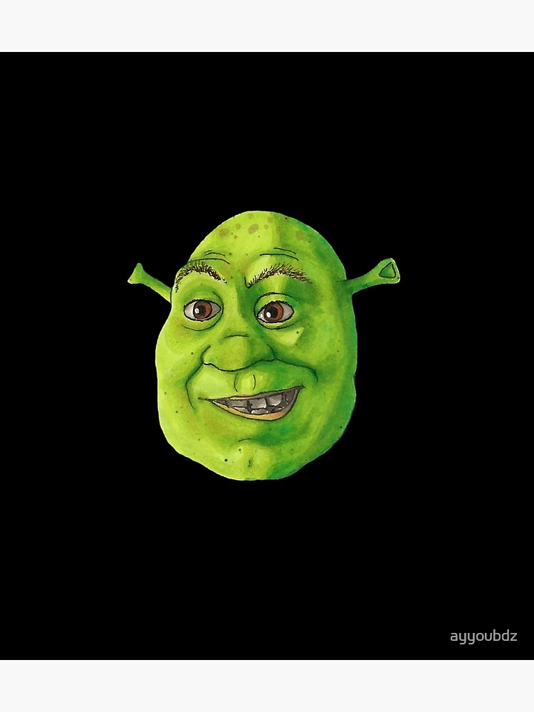 "Shrek Face" Poster for Sale by ayyoubdz | Redbubble
