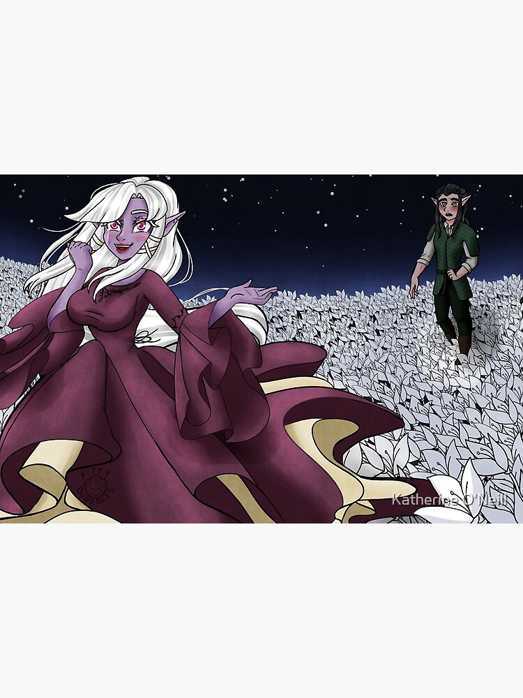 "Drow and Moon Elf" Poster by PhoenixEmporium | Redbubble