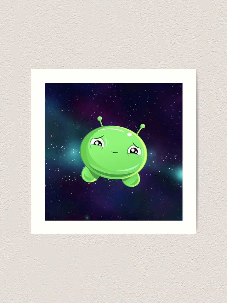"Final Space Mooncake - Cute Face" Art Print by Luhmdesign | Redbubble