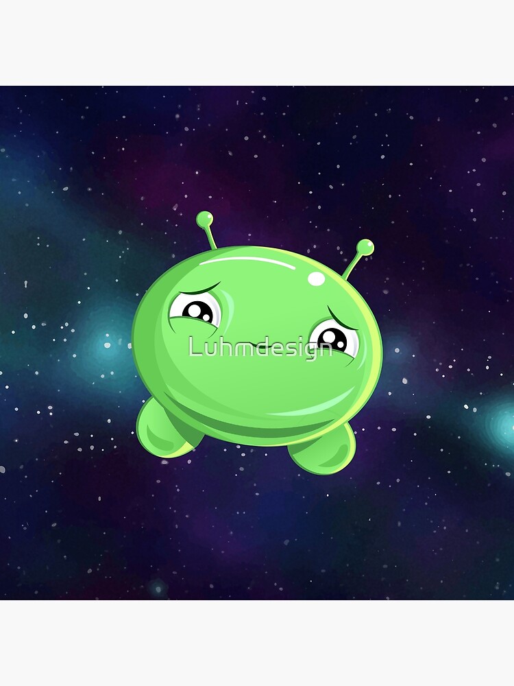 "Final Space Mooncake - Cute Face" Art Print by Luhmdesign | Redbubble