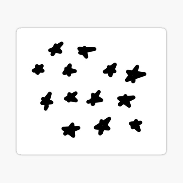 "black star pack" Sticker for Sale by madeline22 | Redbubble