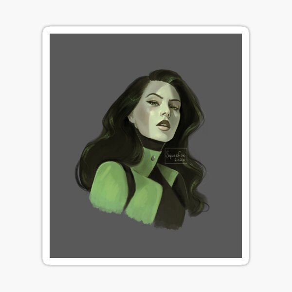 "Shego" Sticker by Squeefox | Redbubble