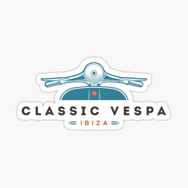 "CLASSIC VESPA by ABEL 2017" Sticker for Sale by abel2017 | Redbubble