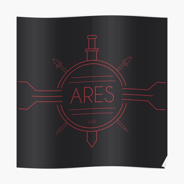 "Ares" Poster for Sale by cvickersdesign | Redbubble