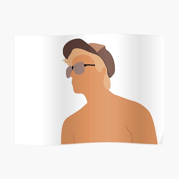 "JJ cartoon- obx" Poster for Sale by madisonmooreeee | Redbubble