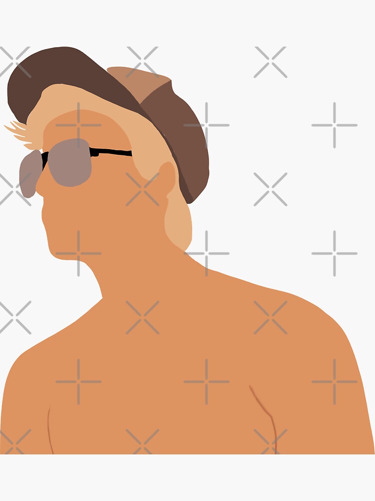 "JJ cartoon- obx" Sticker for Sale by madisonmooreeee | Redbubble