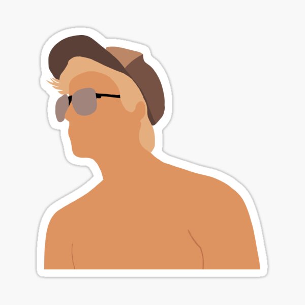 "JJ cartoon- obx" Sticker for Sale by madisonmooreeee | Redbubble