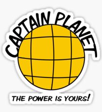 Captain Planet: Stickers | Redbubble