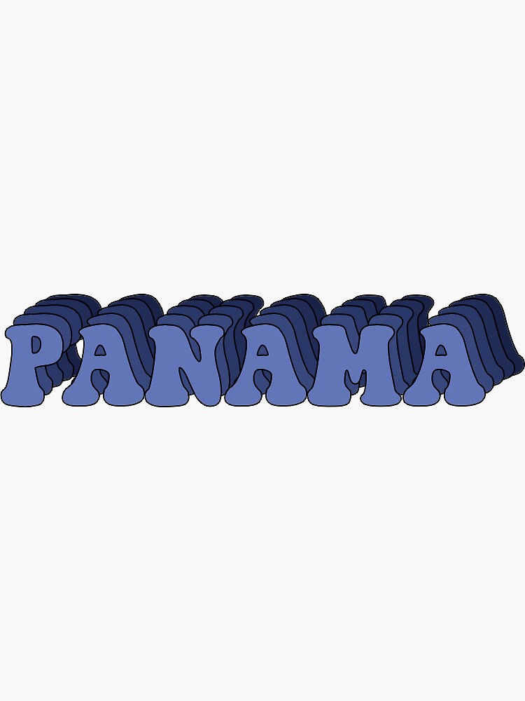 "Panama sticker" Sticker for Sale by Serebuktenica | Redbubble