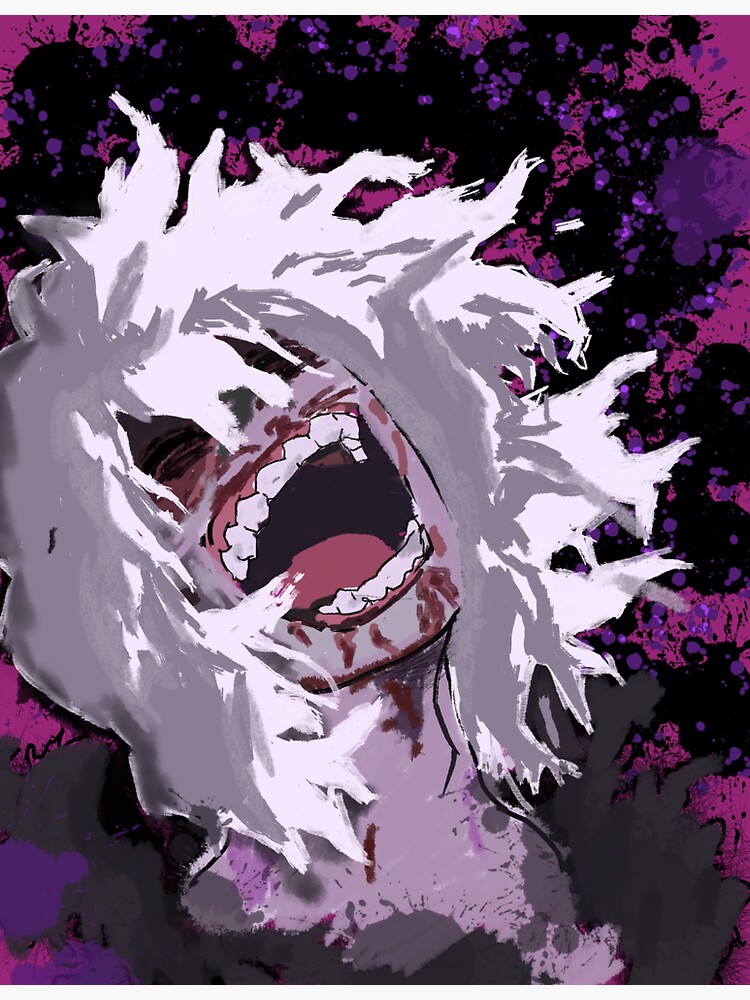 "Shigaraki Laughing" Sticker for Sale by RyanMcK239 | Redbubble