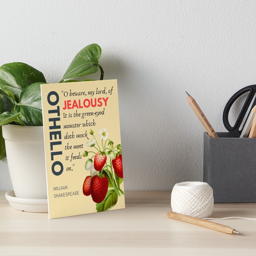 "Othello - jealousy" Art Board Print by sarajenn | Redbubble