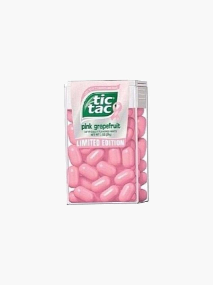 "pink tic tac sticker pack" Sticker by flora12245 | Redbubble