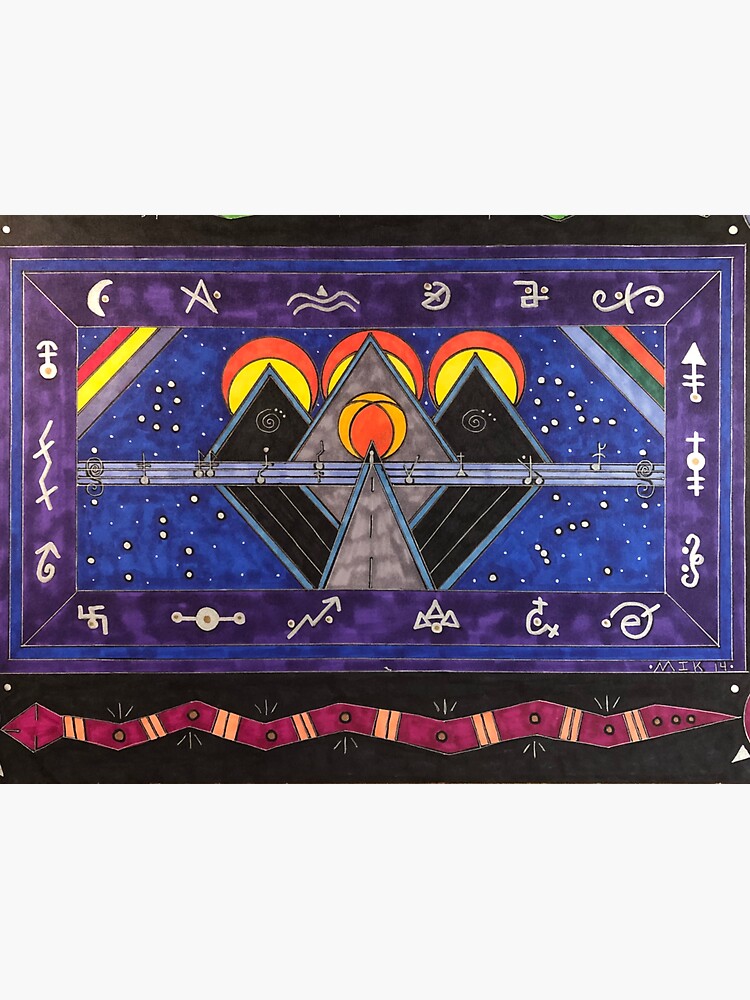 "Inner Dimension" Sticker for Sale by -GalacticArt- | Redbubble