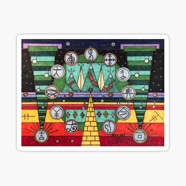 "Emerald City" Sticker by -GalacticArt- | Redbubble