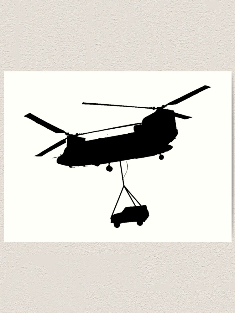"Ch-47 Chinook" Art Print for Sale by powerpointer | Redbubble