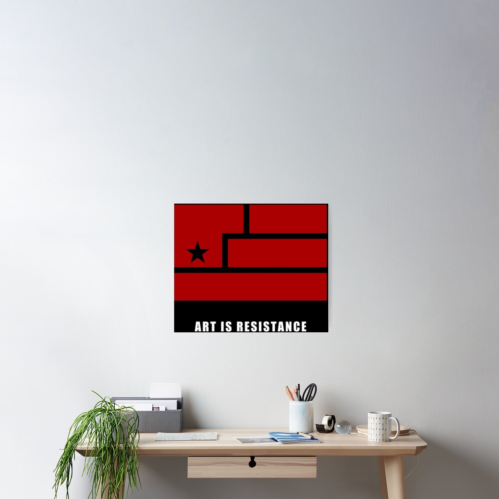 "AIR -Art Is Resistance" Poster for Sale by demetriuspharos | Redbubble
