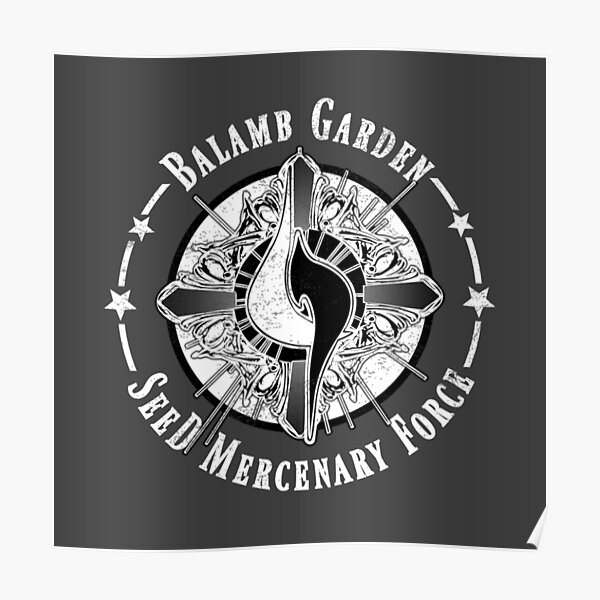 "Final Fantasy Balamb Seed Insignia Vintage" Poster by Paradoxmotif ...