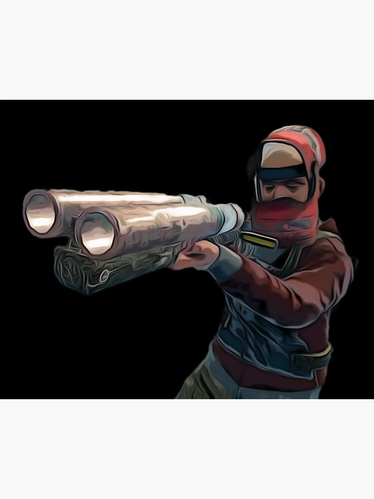 "Rust double barrel " Sticker for Sale by DarkoA | Redbubble