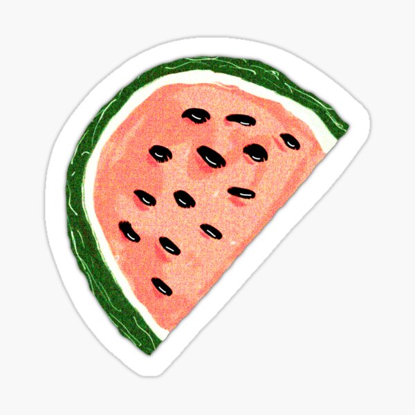 "A Slice of Watermelon Doodle" Sticker for Sale by cherdoodles | Redbubble
