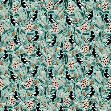 "Australian bush magpies" iPhone Case for Sale by VickiLarner | Redbubble