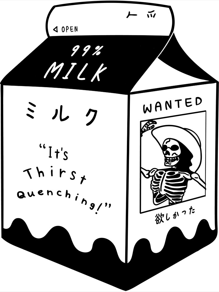 "Skeleton Milk Box " Art Print by newcastleblack | Redbubble