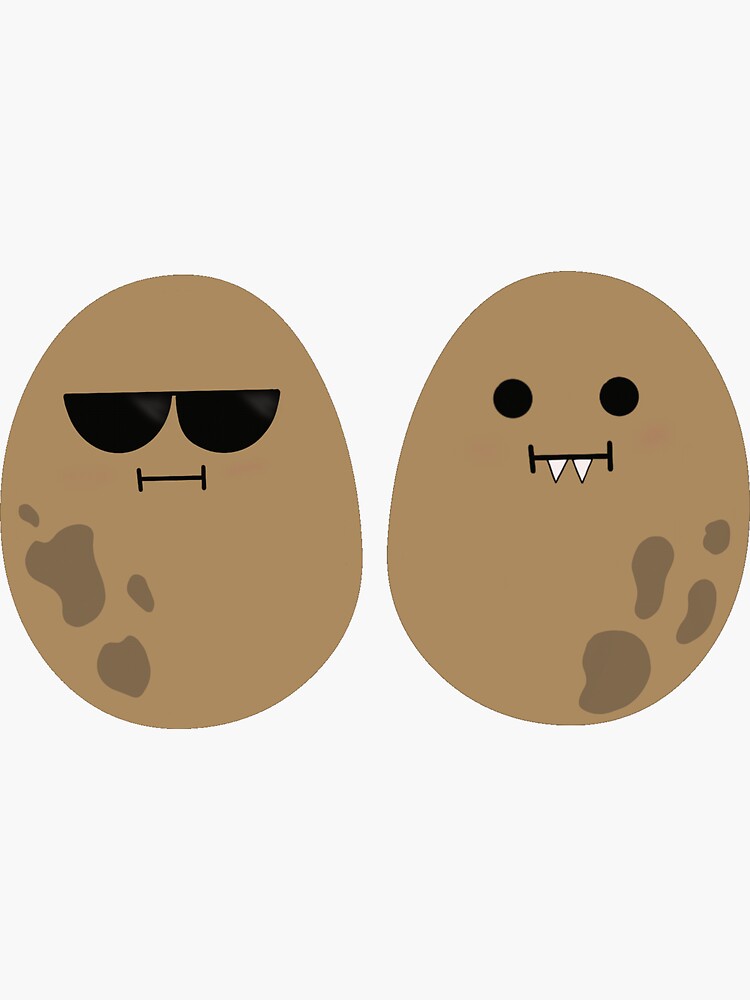 "Savage Potato Avatar" Sticker for Sale by savage-potato | Redbubble