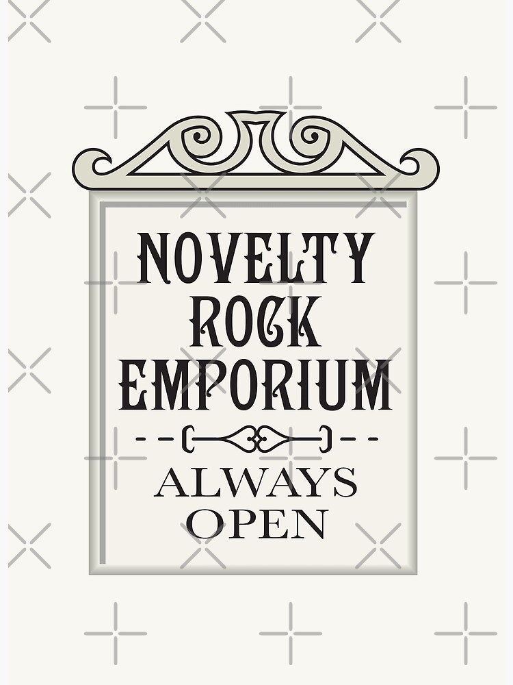 "Novelty Rock Emporium" Kunstdruck von ChrisOrton | Redbubble