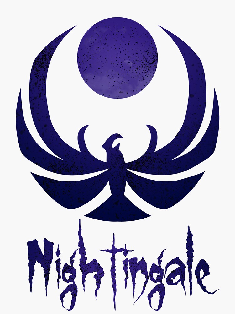 "Nightingale" Sticker by chasing-blue | Redbubble