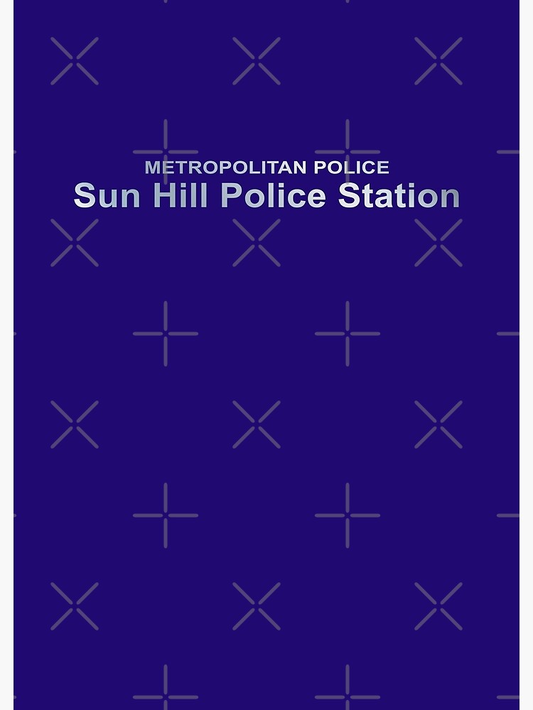 "Sun Hill Police Station" Poster for Sale by ChrisOrton | Redbubble