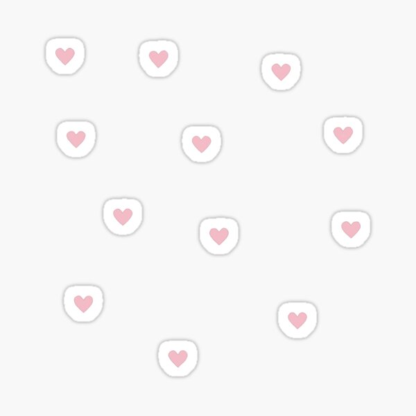 "heart sticker pack" Sticker for Sale by abbymeyers | Redbubble
