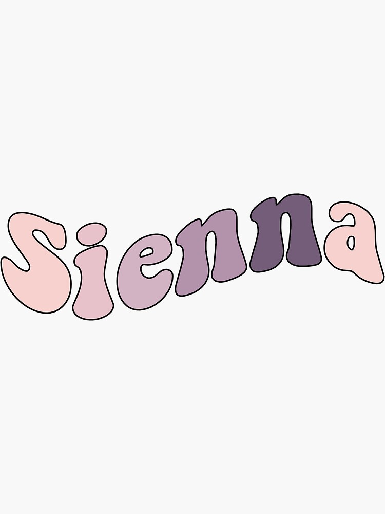 "Sienna (custom)" Sticker for Sale by kc0599 | Redbubble