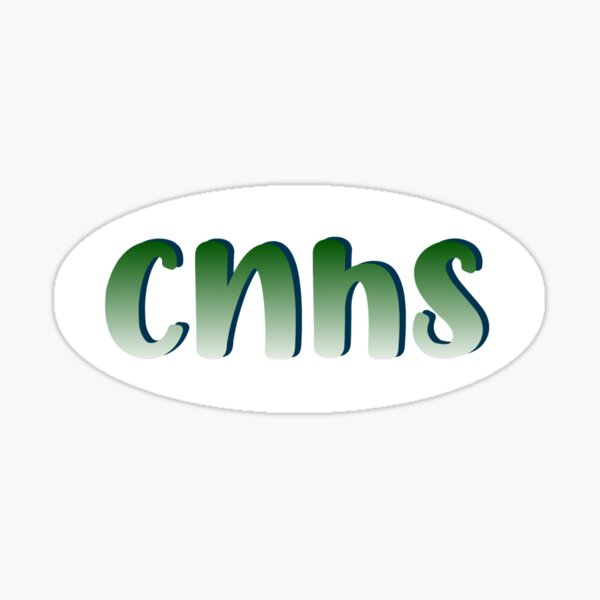 "CNHS Sticker" Sticker by averieengel | Redbubble