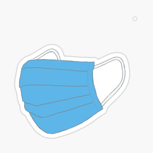 "Mask sticker" Sticker by Maddyhenningsen | Redbubble