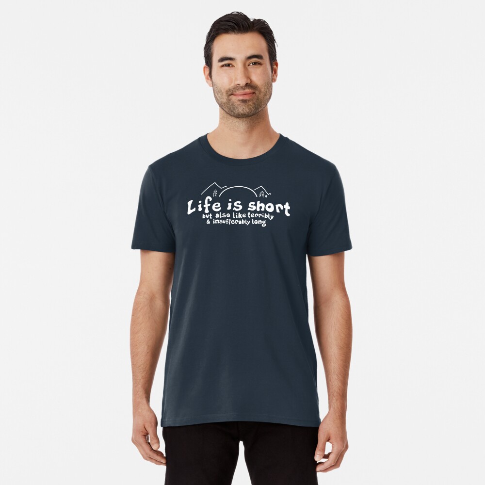 "Life is Short" Sticker for Sale by annawats | Redbubble