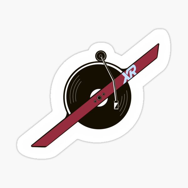 "OneWheel Turntable" Sticker by kamiejeller | Redbubble