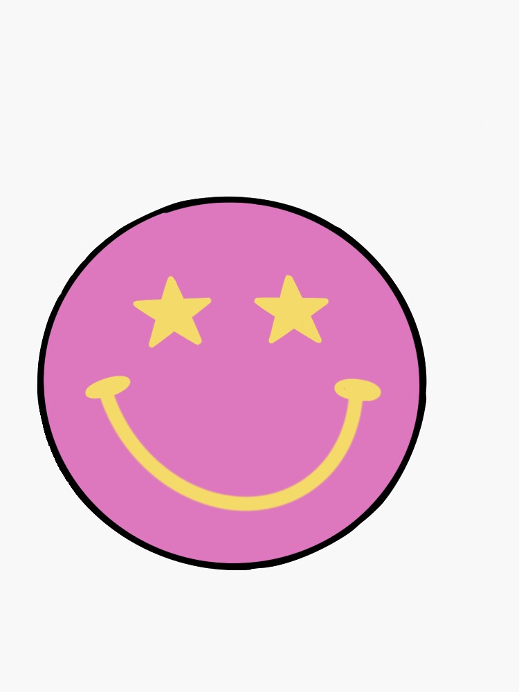 "star smiley face" Sticker by Reginacrr | Redbubble